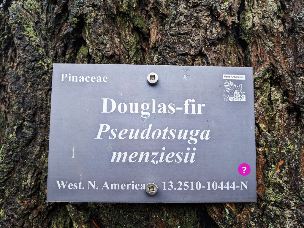 How to Read a Tree Sign at Hoyt Arboretum - Hoyt Arboretum